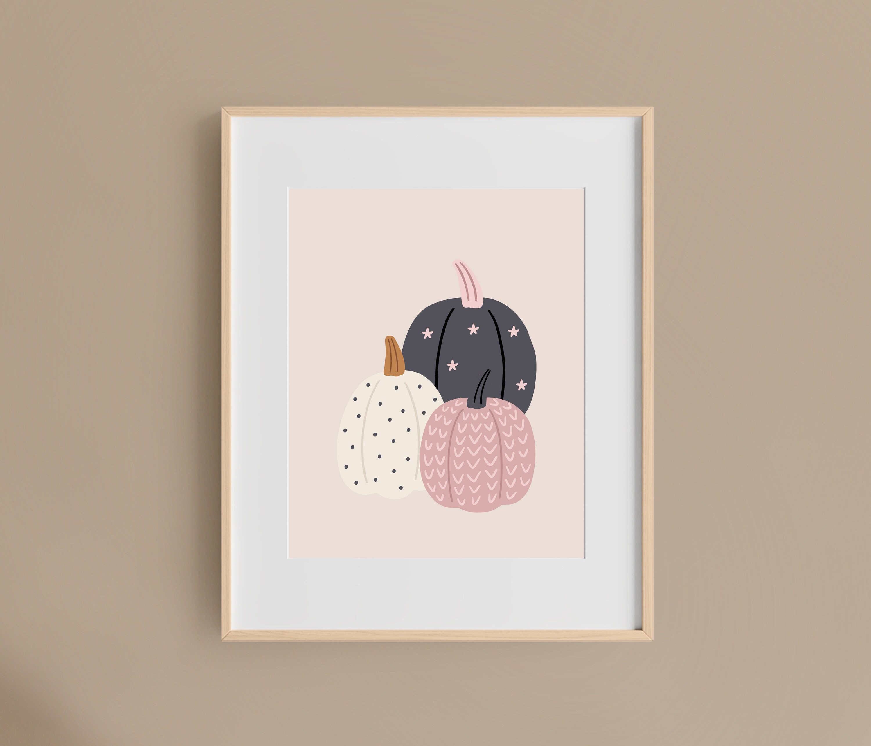 Pastel Halloween Posters Set: 6 Digital Delights for Spooky Decor - Etsy