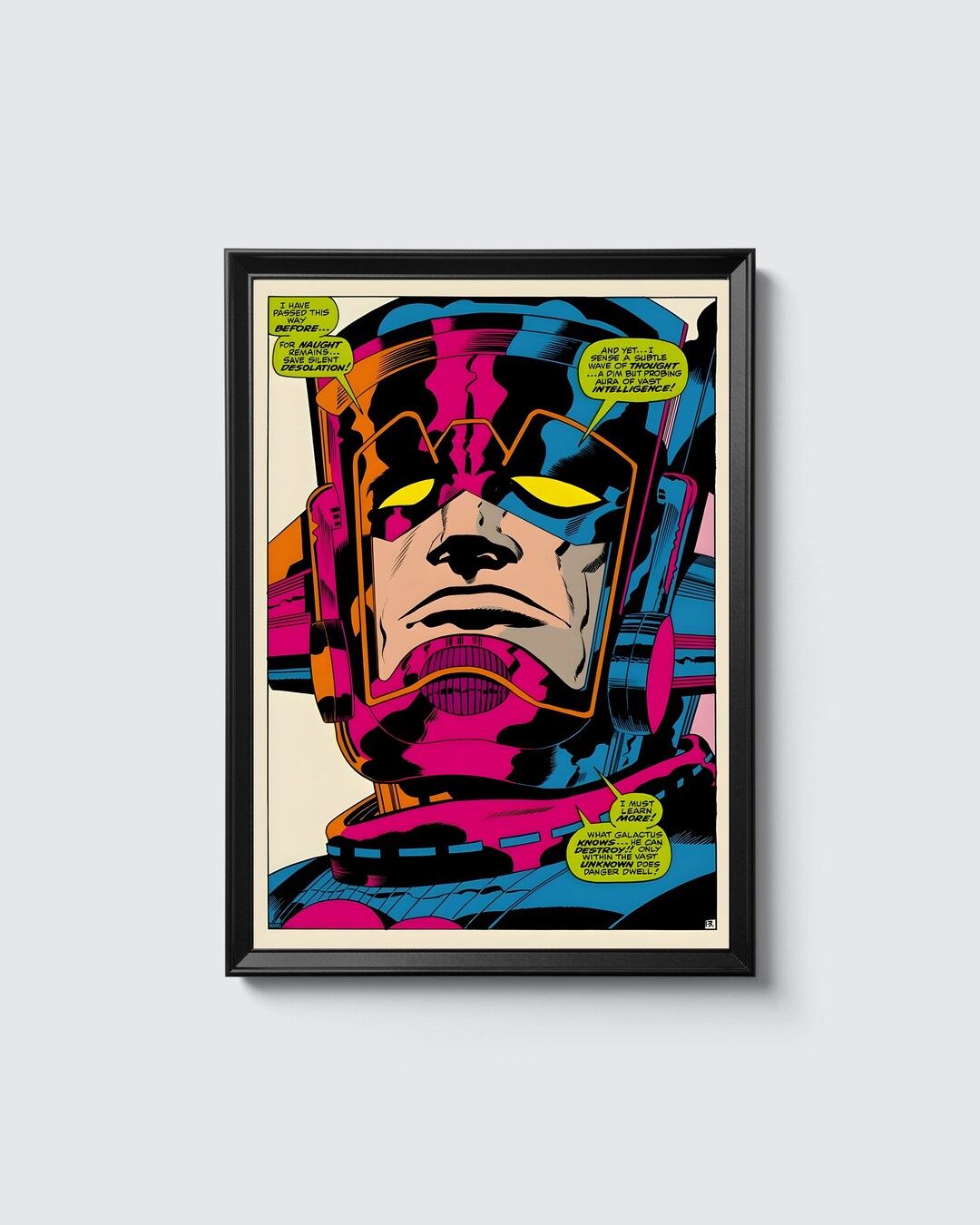 Poster: Galactus Knows Reprint 11x14 or 11x18 - Etsy