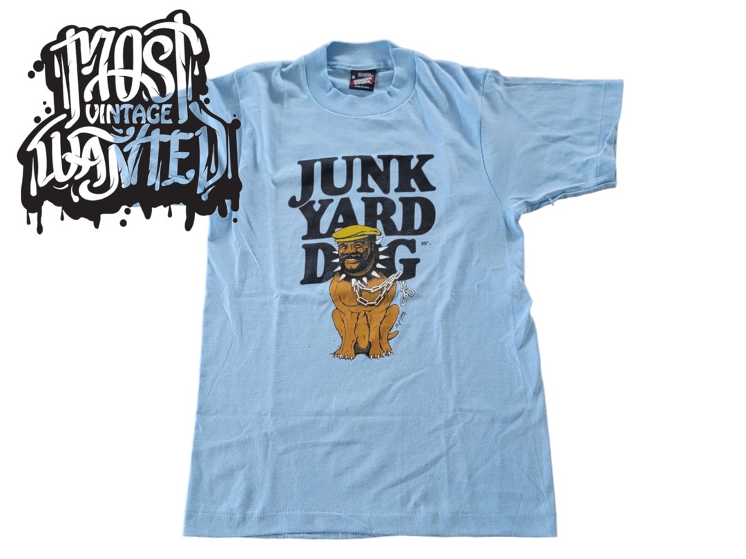 1980s Vintage Wwf Junk Yard Dog Wrestling Shirt. - Etsy