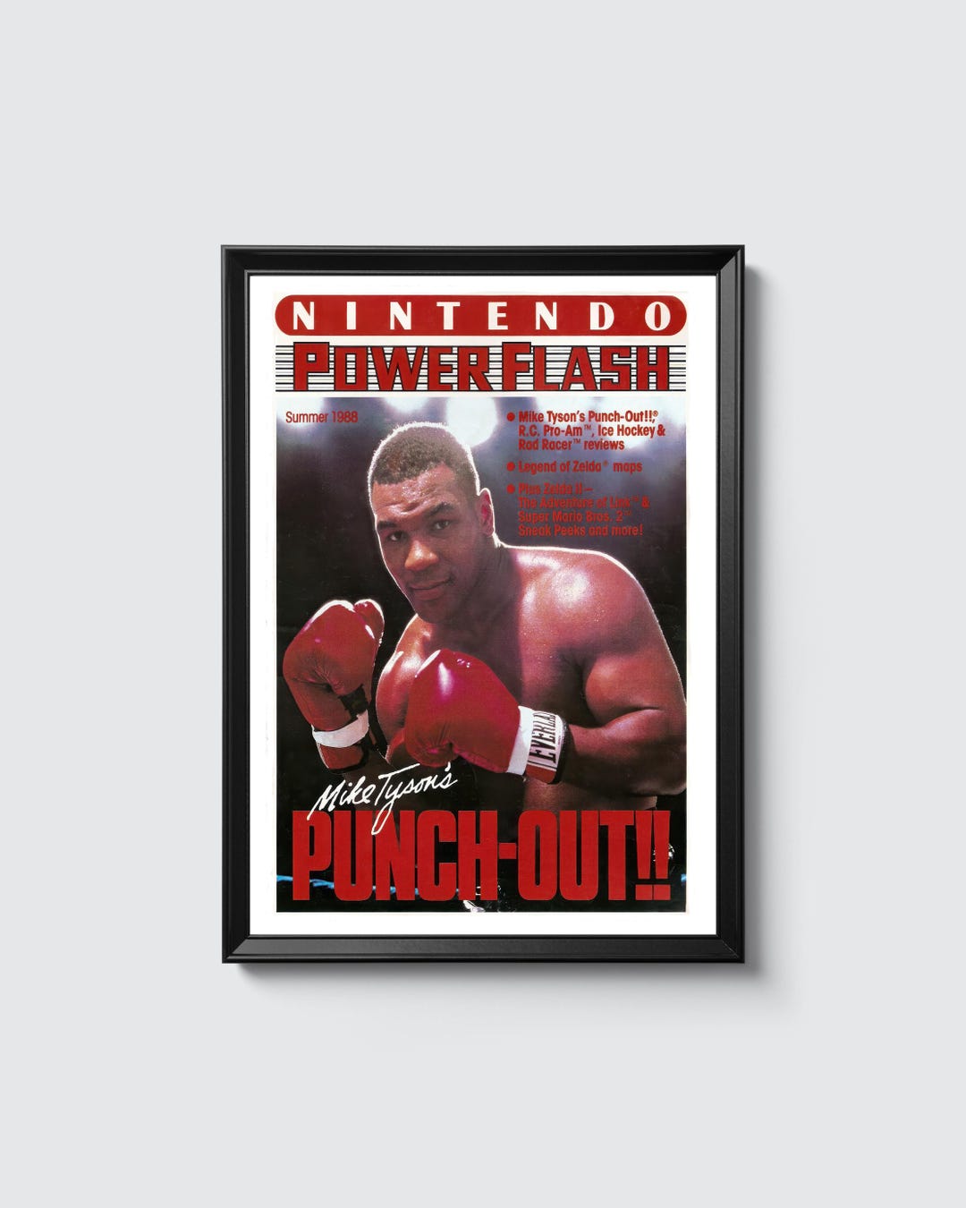 Poster: Boxing Mike Tyson Magazine Reprint 11x14 or 11x18 - Etsy