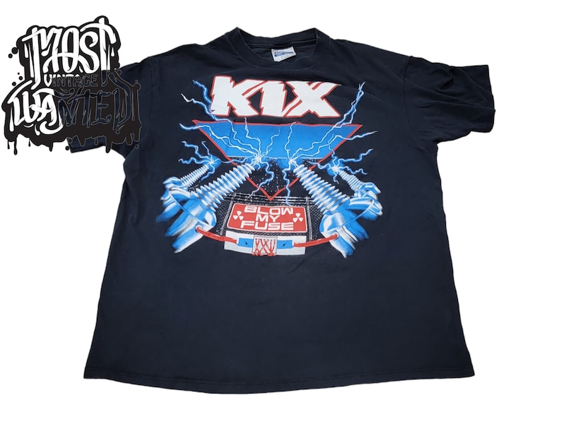1980s Vintage KIX Blow My Fuse World Tour Shirt. - Etsy