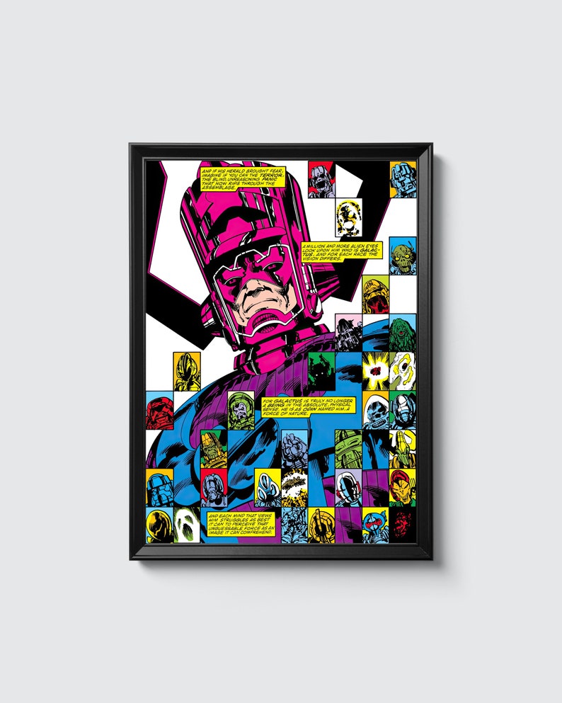 Poster: Many Faces of Galactus Reprint 11x14 or 11x18 - Etsy