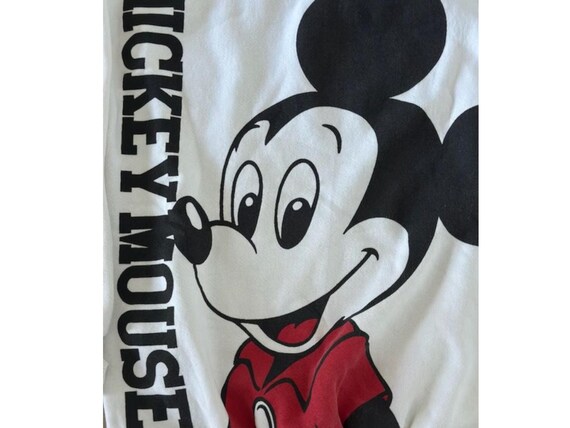 1980s Vintage Mickey Mouse Front & Back Graphic Sweat… - Gem