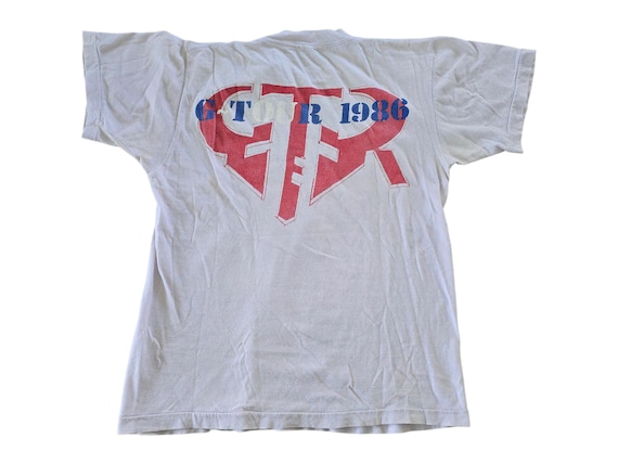 1980s GTR G-Tour 1986 Steve Howe Steve Hackett T-shirt - Gem
