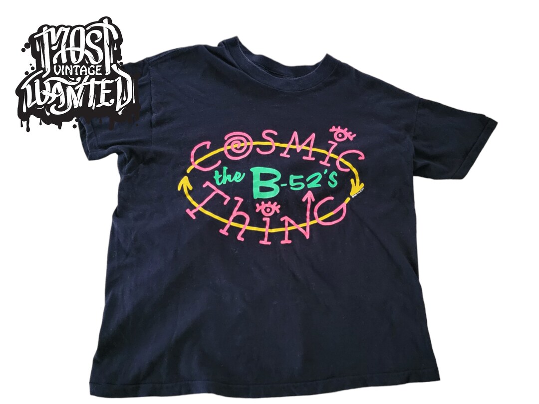 Vintage 1980s the B-52's "cosmic Thing" Tour T-shirt. - Etsy
