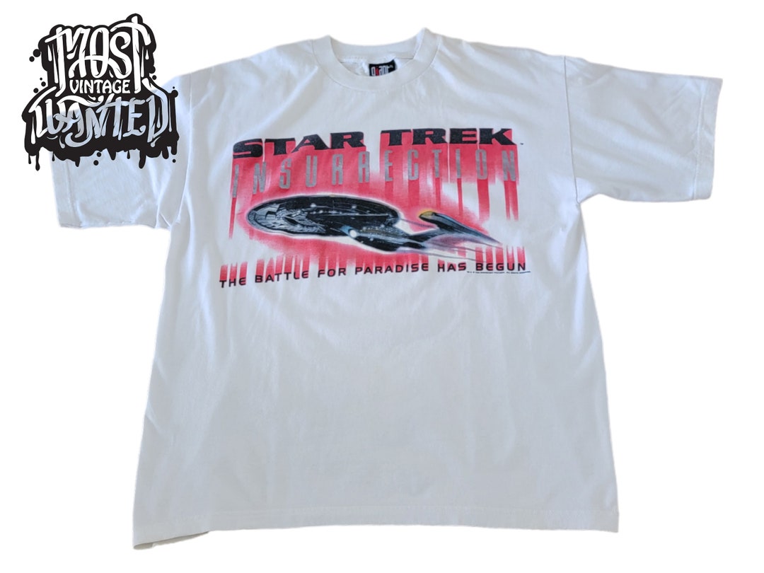 90s Vintage Star Trek Insurrection Battle for Paradise T-shirt. - Etsy