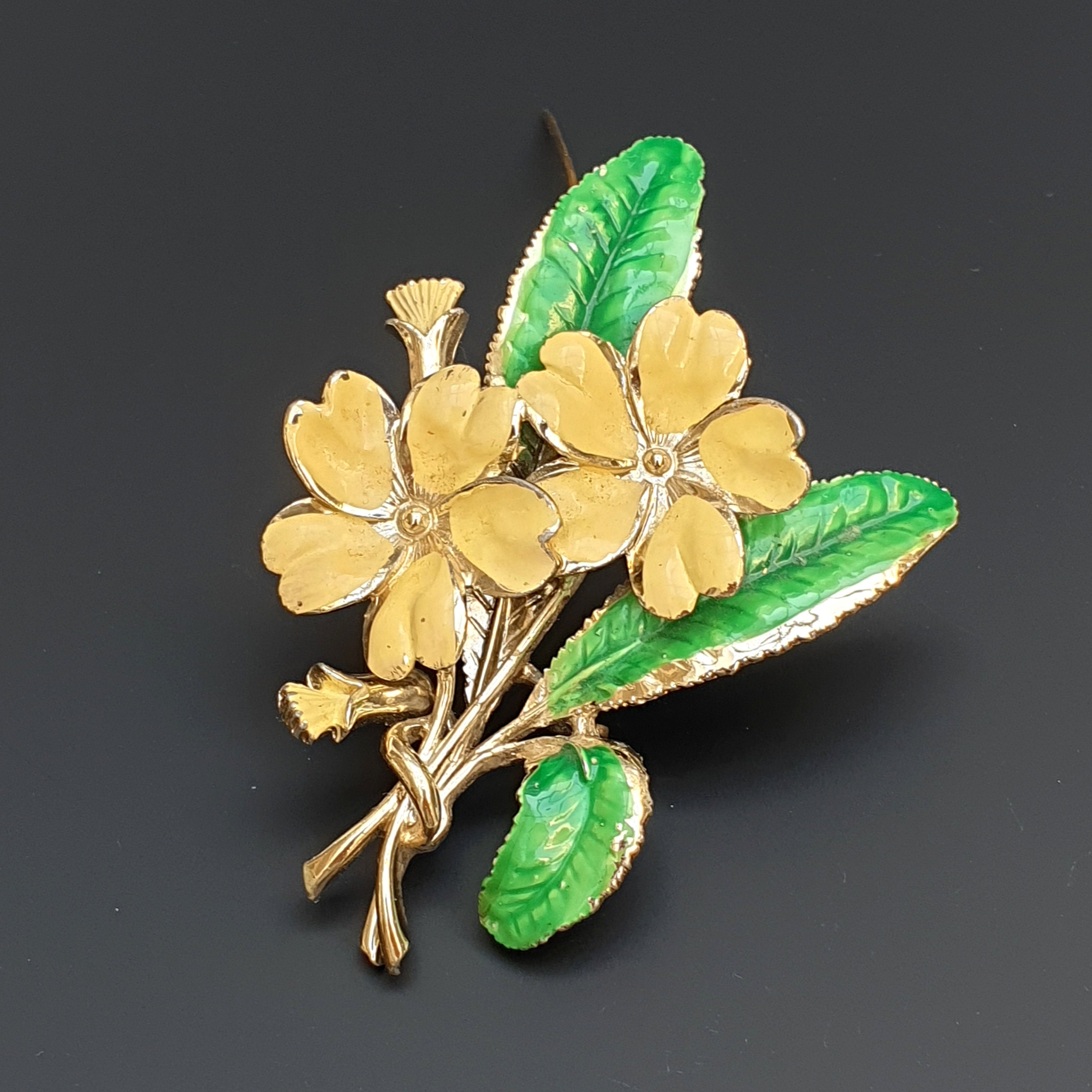 EXQUISITE Birthday Flower Series 1950s Vintage Extra Large Primrose ...