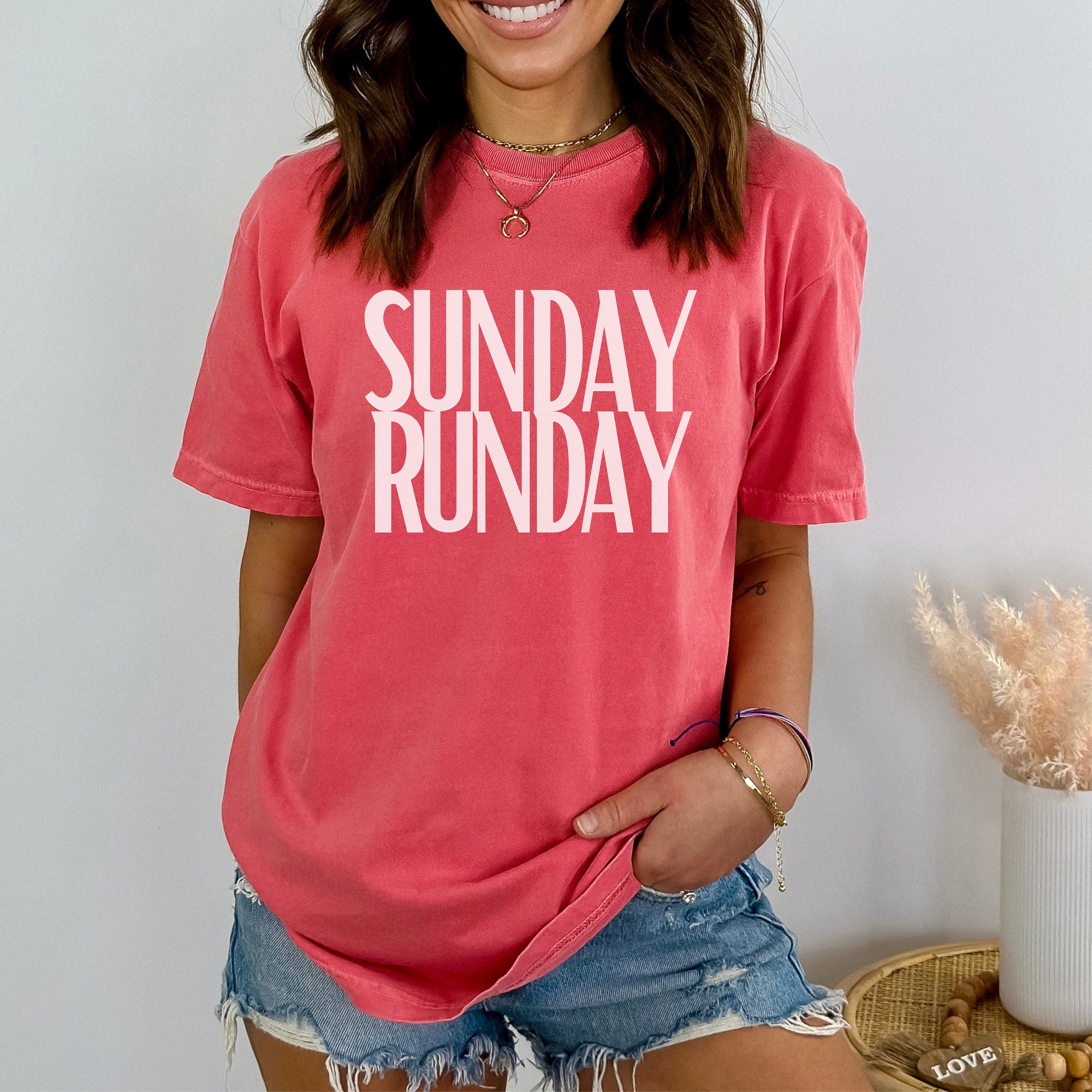 Sunday Runday Shirt, Runners Shirt, Comfort Colors, Oversized Runners ...
