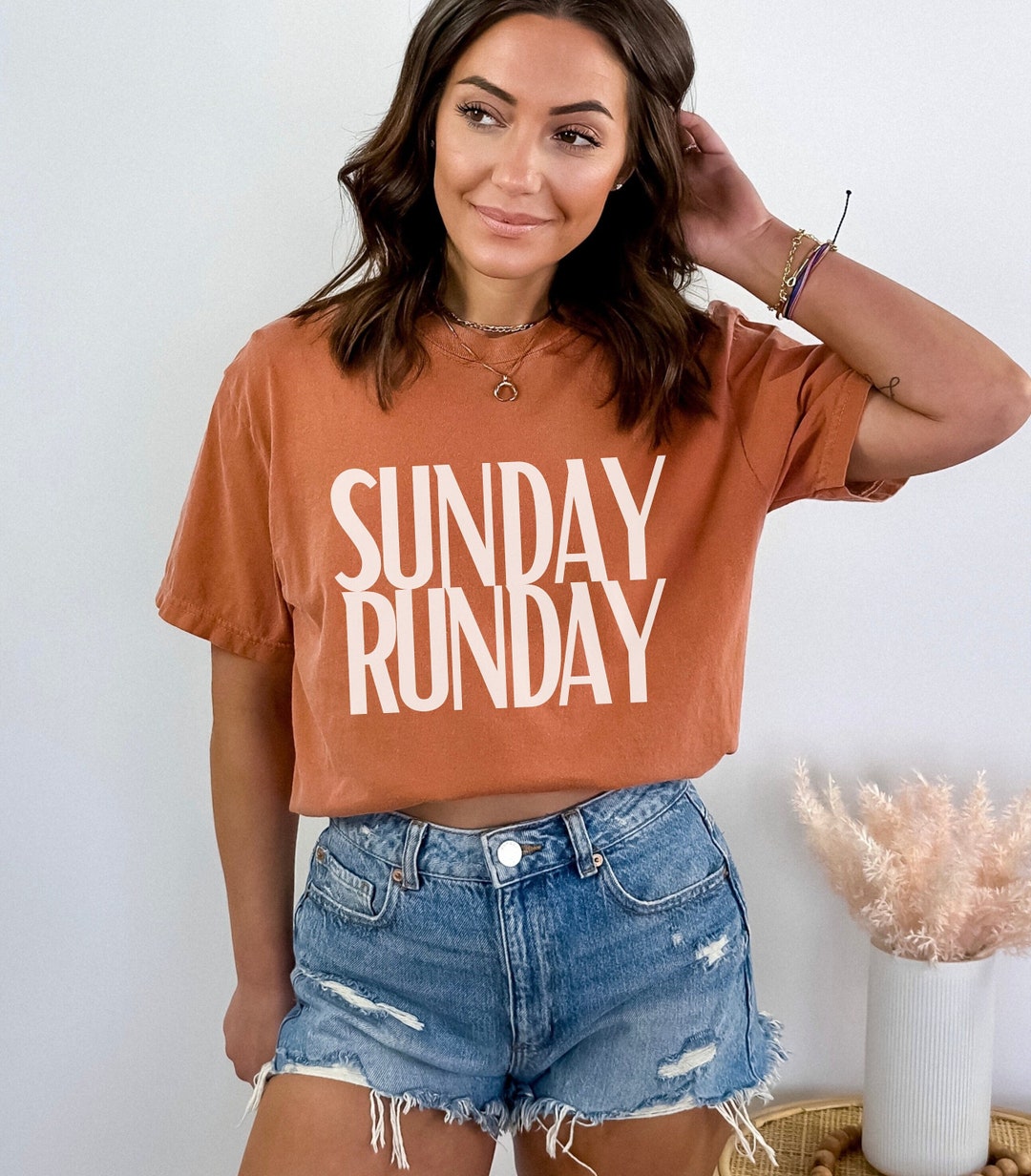 Sunday Runday Shirt, Runners Shirt, Comfort Colors, Oversized Runners ...