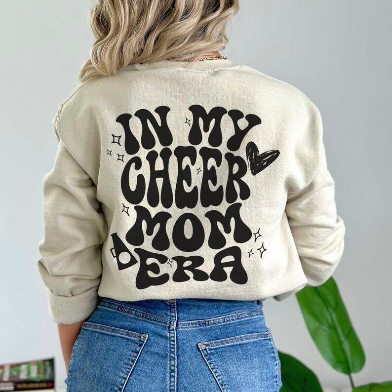 Custom Cheer Mom Sweatshirt Retro Cheer Era Sweatshirt Gift - Etsy