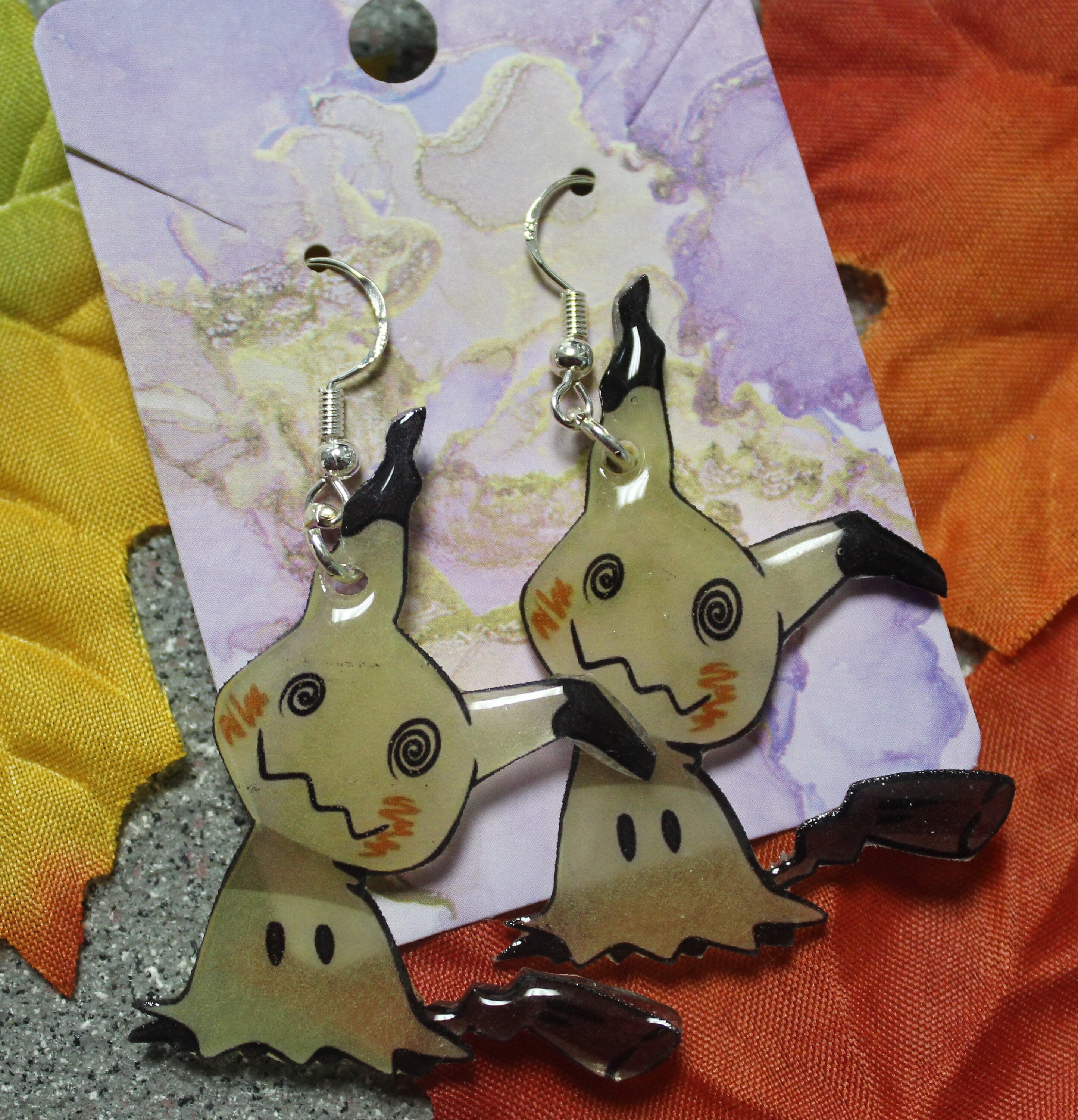 Mimikyu Earrings - Etsy