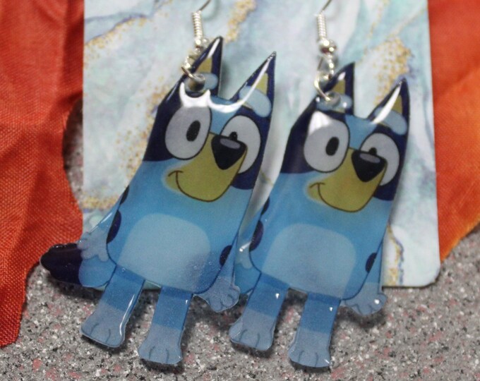 Bluey Earrings - Etsy