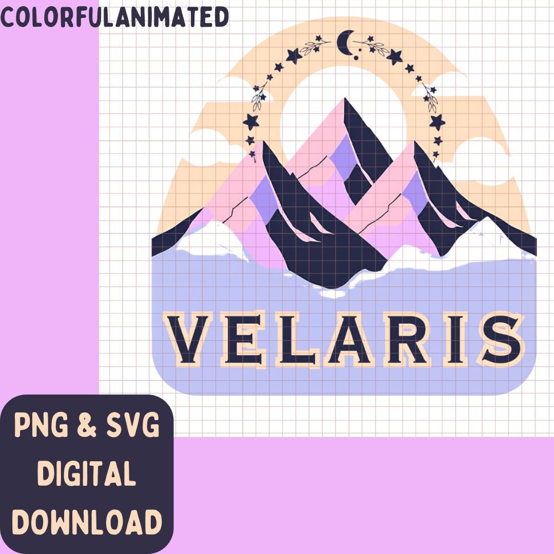 Acotar Velaris SVG Design, the Night Court PNG Download, the Bat Boys ...