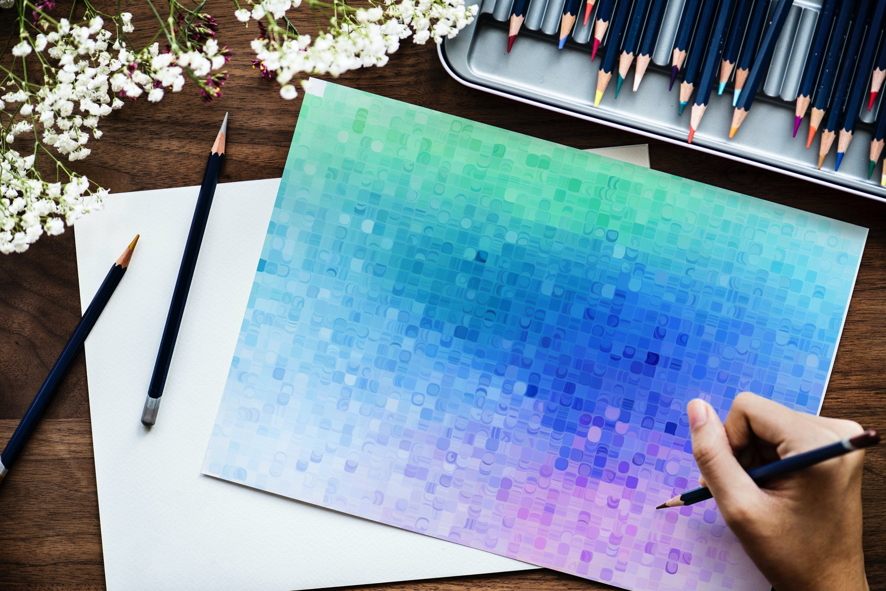 Printable Pixel Reverse Coloring Pages 8.5x11 Backwards - Etsy