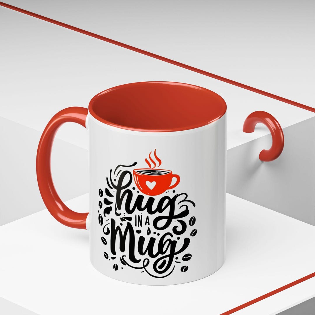 Hug in a Mug, Unique Ceramic Cup, Tea Lover Gift, Kitchen Decor ...