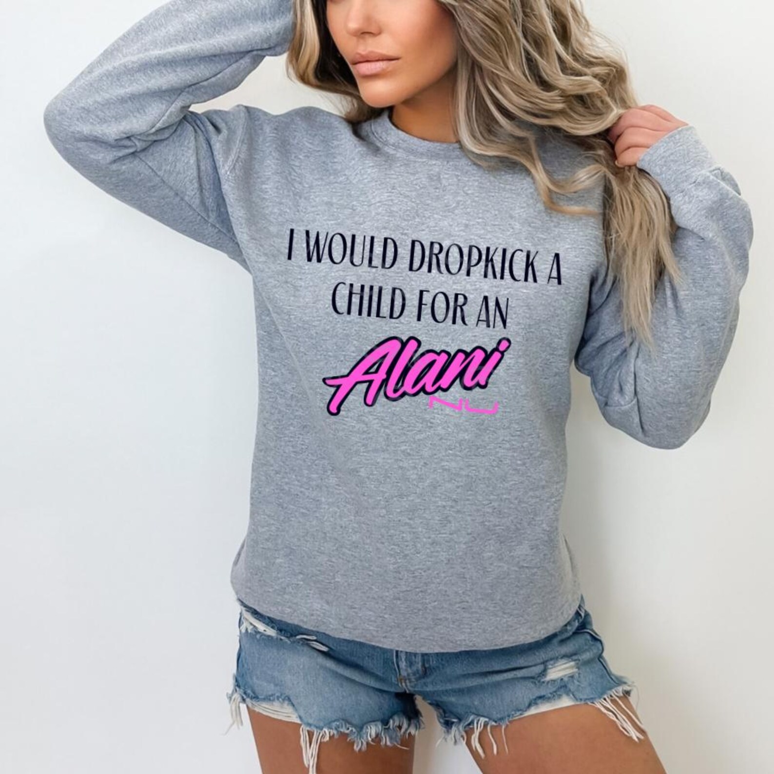 Funny Alani Nu Pink Digital Design, Dropkick a Child Quote, PNG for T ...