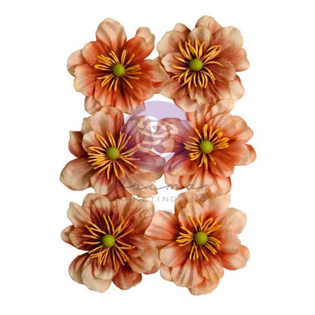 Prima the Home Baker Collection Flowers – Caramel Delight – 6 Pcs - Etsy