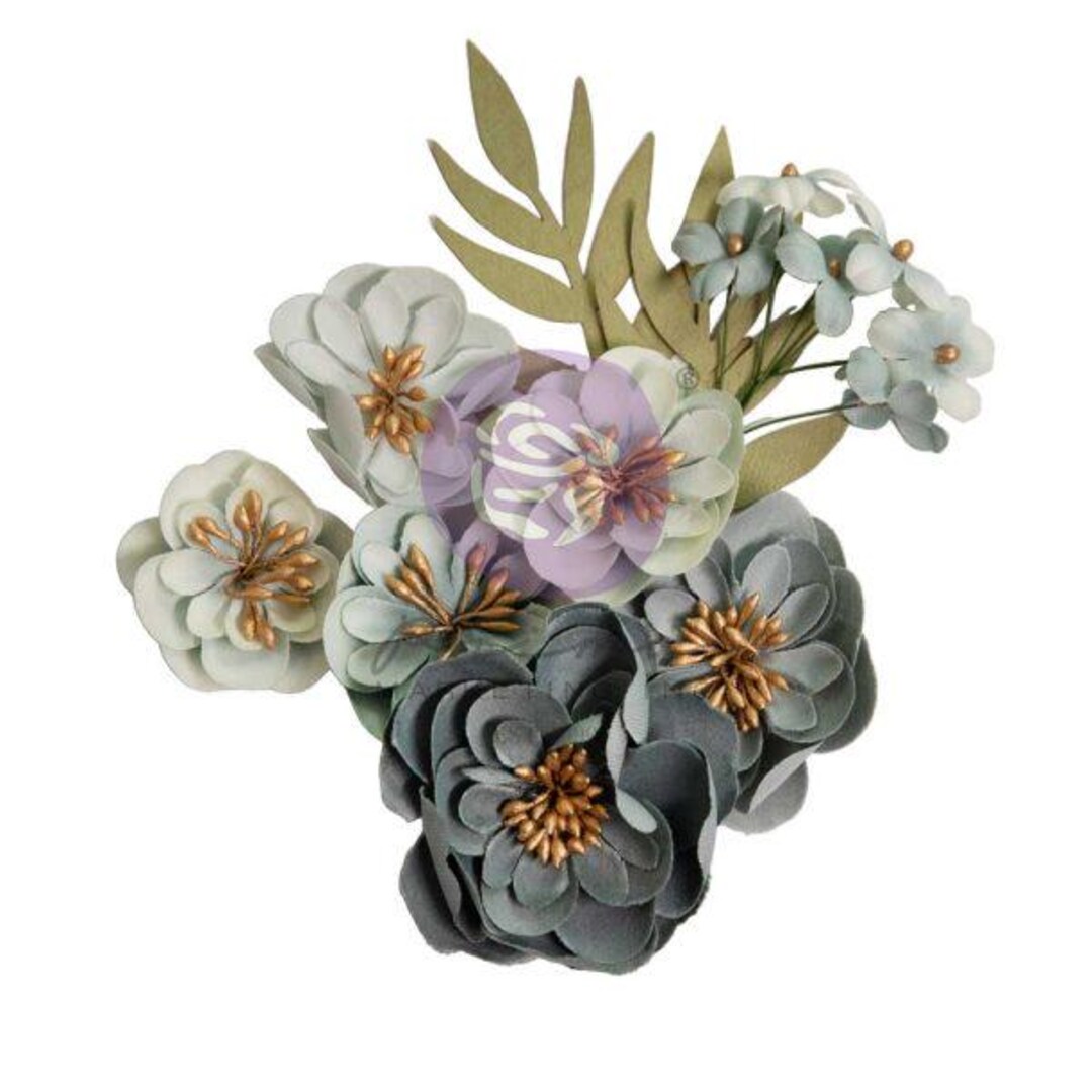 Prima the Home Baker Collection Flowers – Blueberry Frosting – 9 Pcs - Etsy