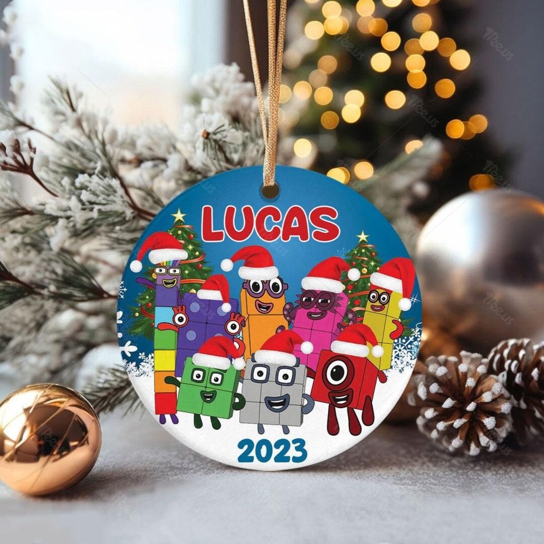 Numberblocks Christmas 2023 Ornament Numberblocks Funny - Etsy