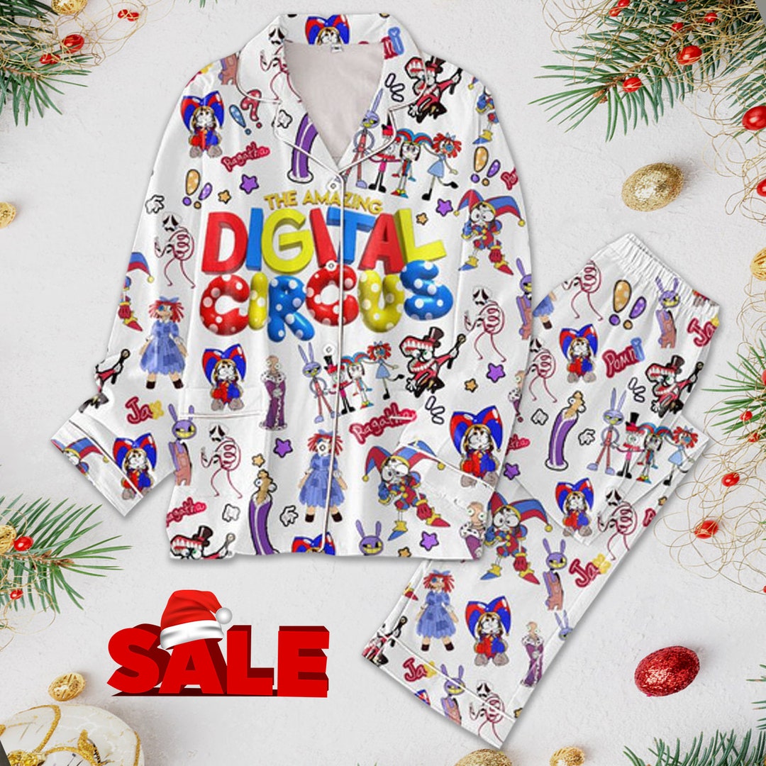 The Amazing Digital Circus Pajamas Set Christmas the Amazing - Etsy Denmark