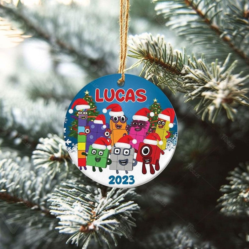 Numberblocks Christmas 2023 Ornament Numberblocks Funny - Etsy