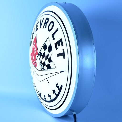 CORVETTE Flags 15 Inch Backlit LED LIGHTED Sign - Etsy