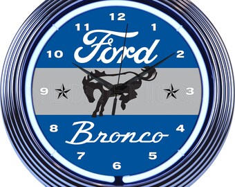 Ford Bronco Truck Motors Auto Mechanic Garage Bar Advertising Man Cave ...