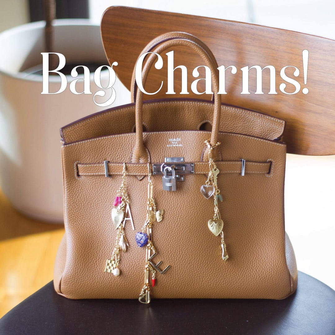 Custom Bag Charms - Choose 5 Charms With a Removable Clasp - Mix ...