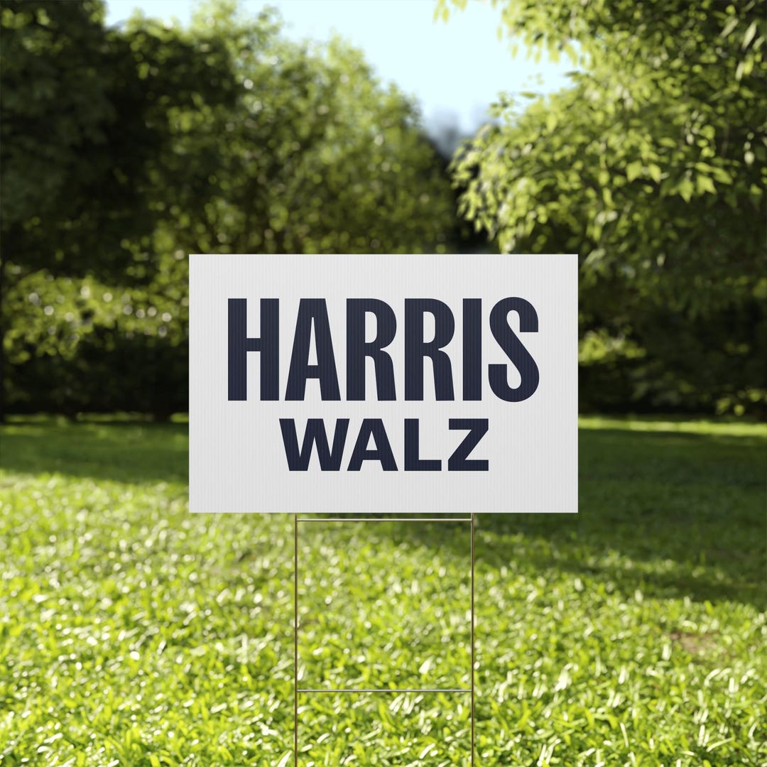 Kamala Harris Sign Yard Kamala Yard Sign Tim Walz for President 2024 ...