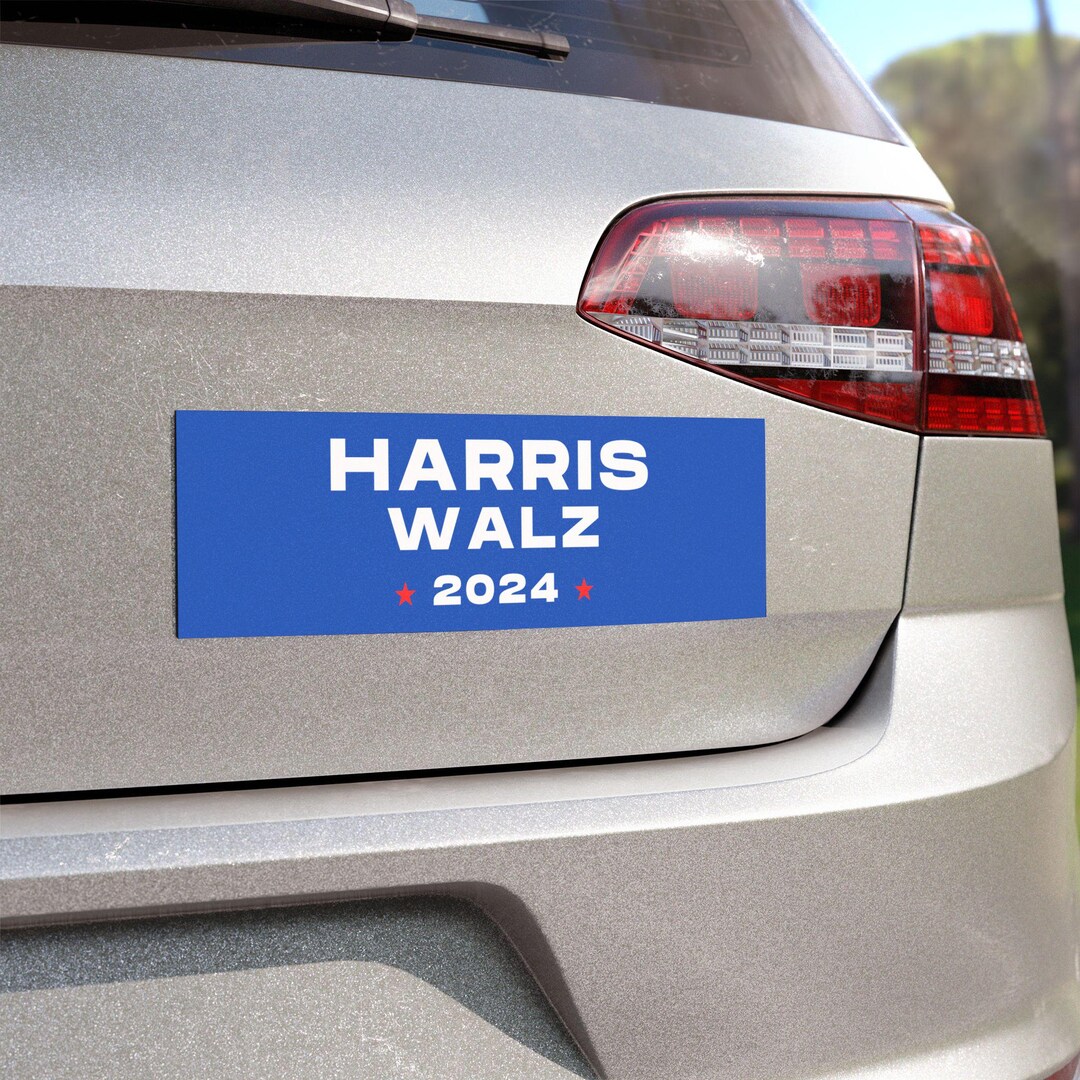Kamala Harris Walz Magnet Car Harris Tim Walz 2024 President Campaign ...