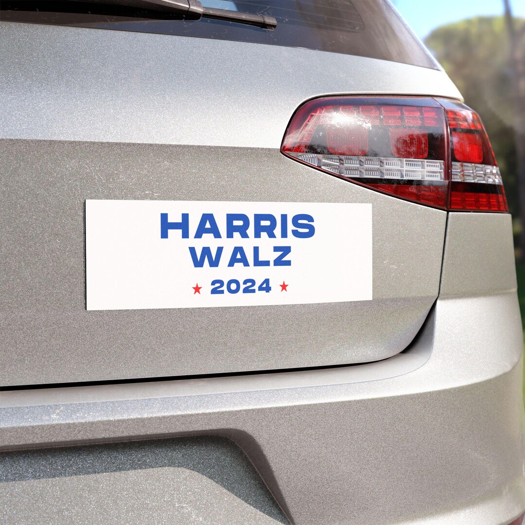 Kamala Harris Walz Magnet Car Harris Tim Walz 2024 President Campaign ...