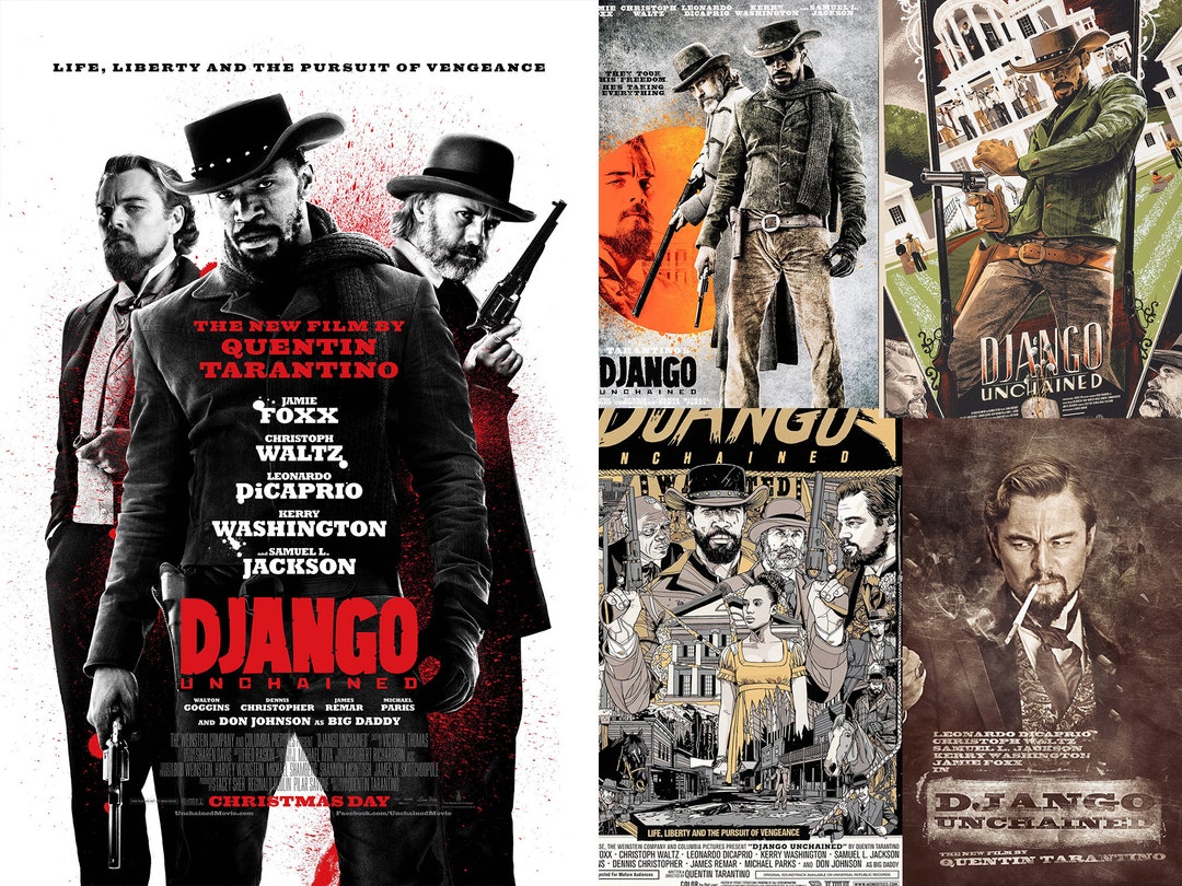 Django Unchained Movie Posters High-resolution Jpg Images - Etsy