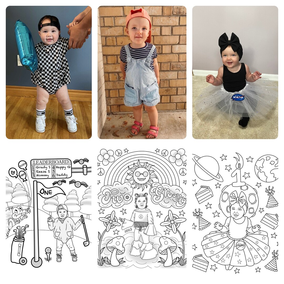 Custom Colouring Page. Personalized Colouring Page of Your - Etsy