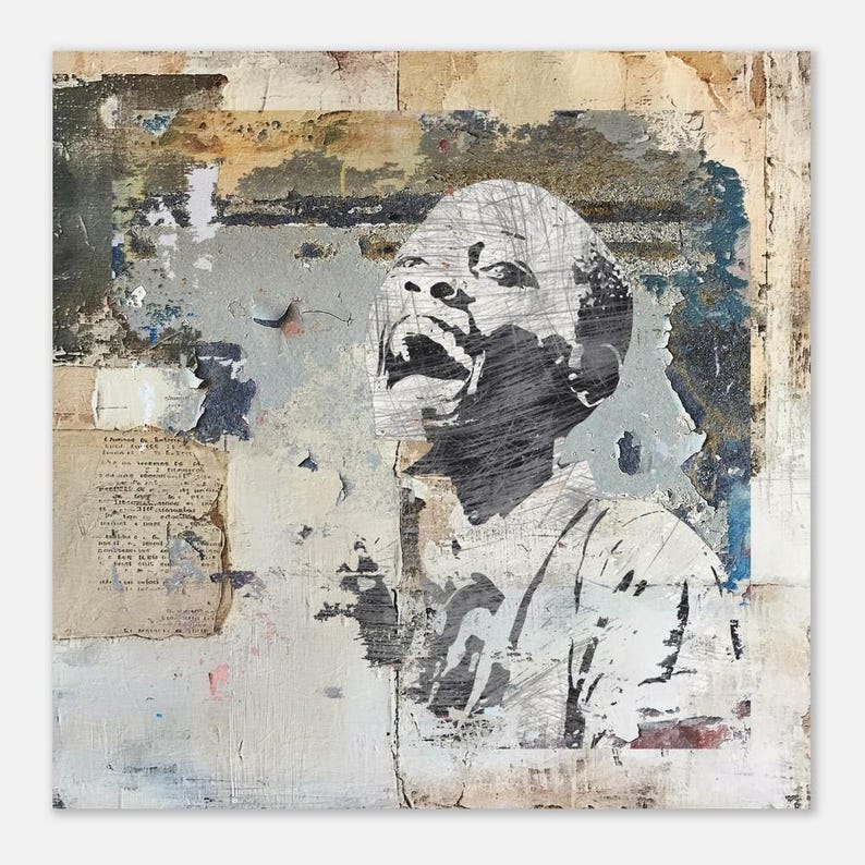 LOL Child III Urban Art Industrial Art Urban Distressed Art Mixed-media ...