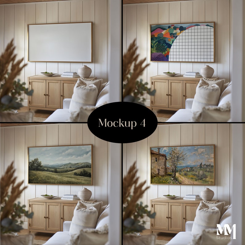 Brass Frame TV Mockup Bundle: Antique Inspired (digital Download) - Etsy