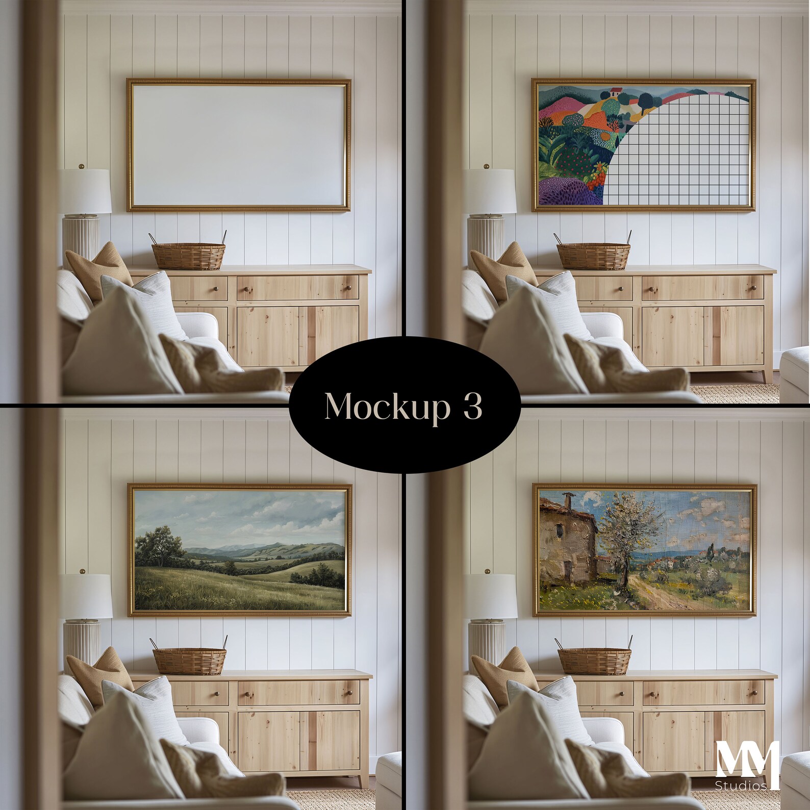 Brass Frame TV Mockup Bundle: Antique Inspired (digital Download) - Etsy