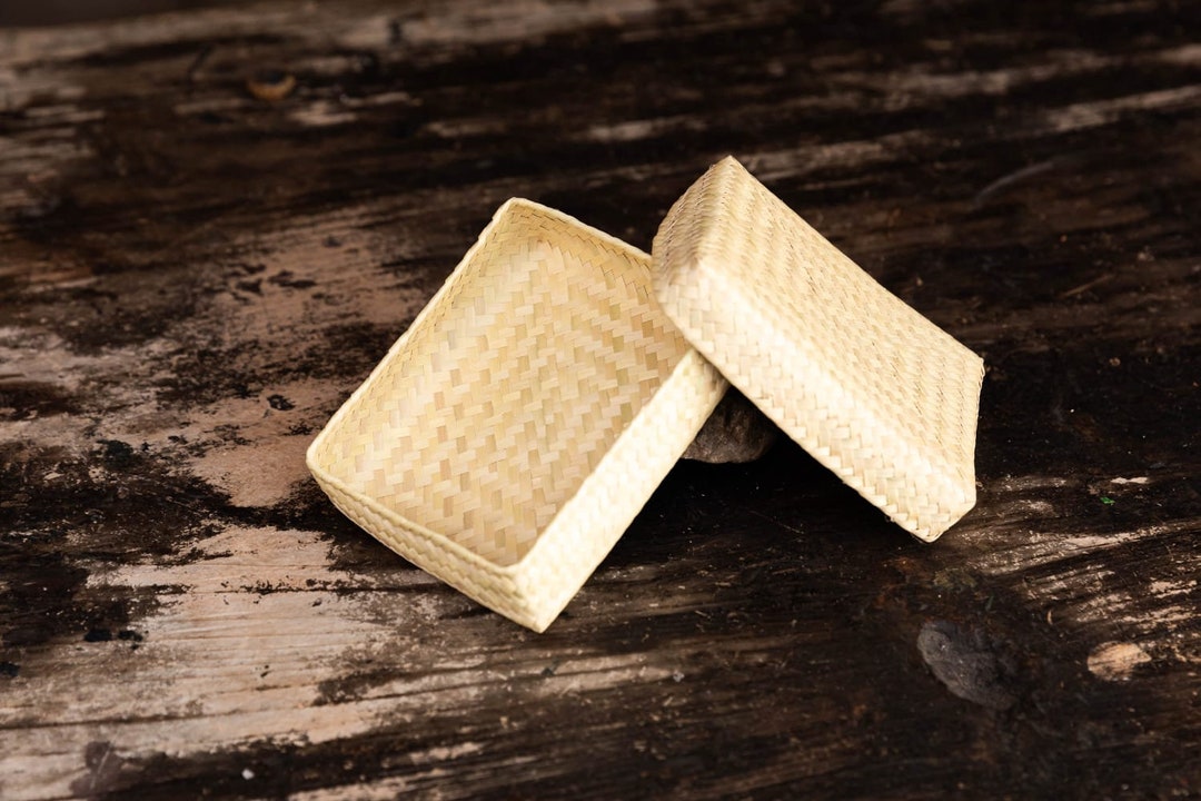 SET OF 10 BOXES. Rectangular Palm Box Ideal for Storing Earrings ...