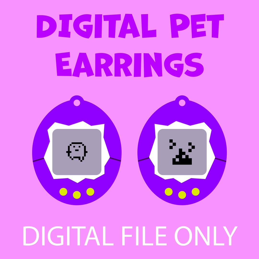 Digital Pet Earring SVG FILE (layered, Multiple Pet Options) - Etsy