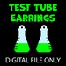 Test Tube Earrings SVG FILE (layered) - Etsy