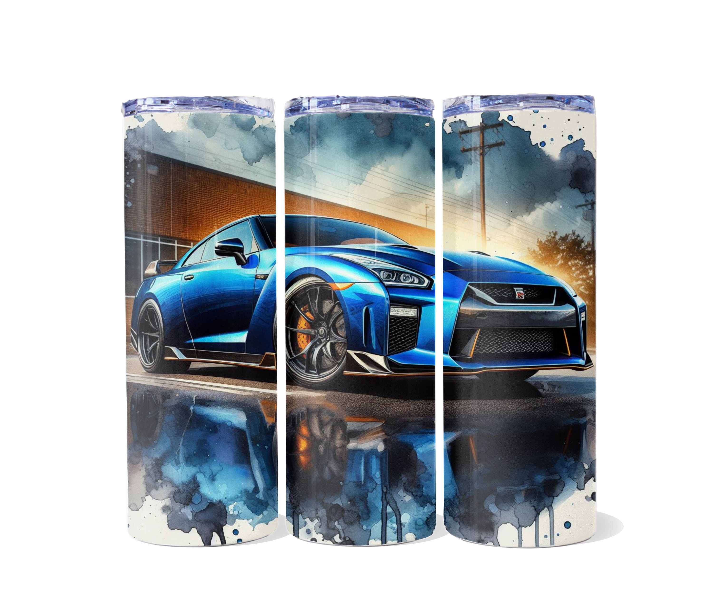 Alcohol Ink GTR 20 Oz Tumbler Design Digital Download PNG - Etsy