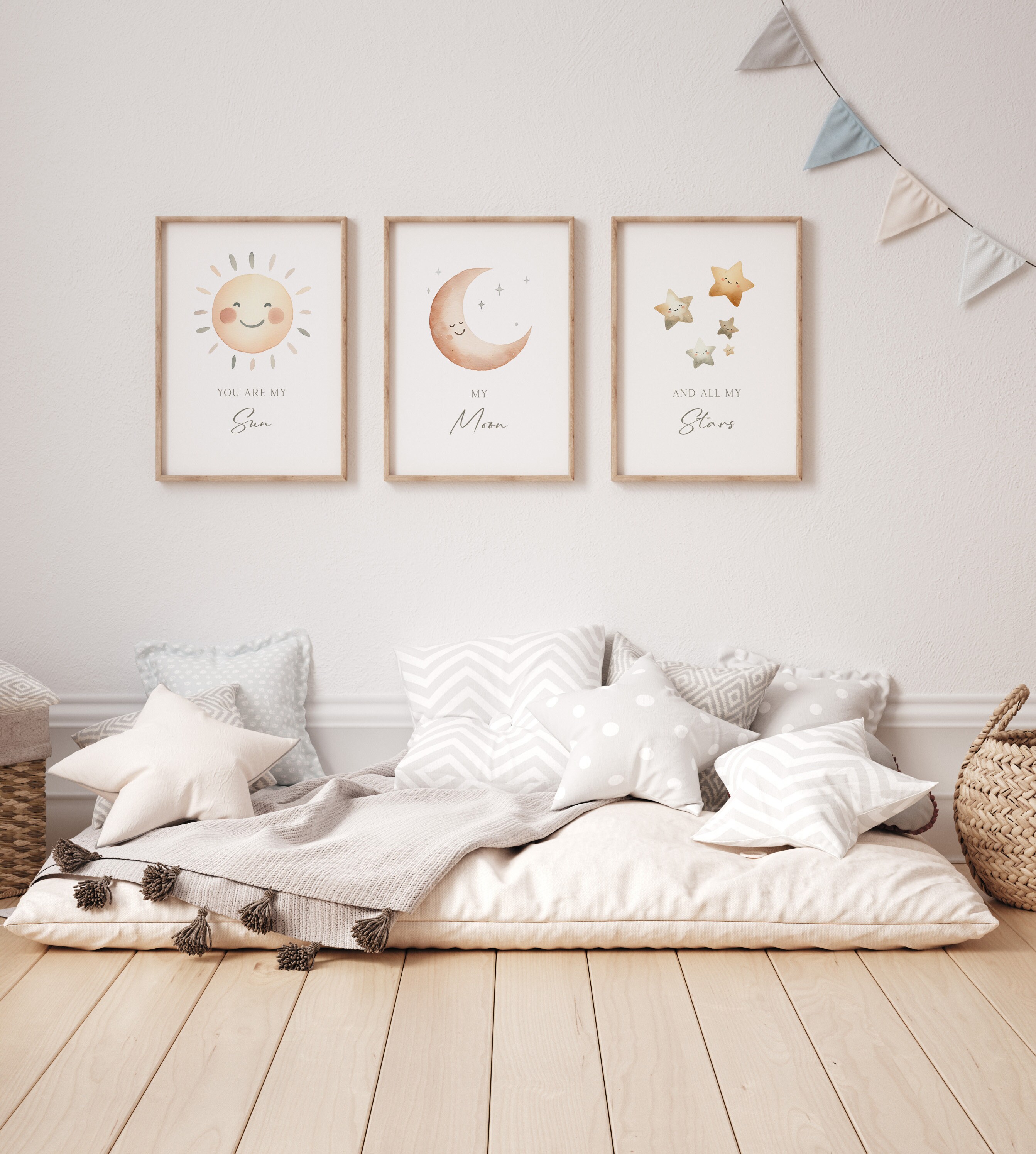 You Are My Sun My Moon and All My Stars, Nursery Wall Art, Nursery ...