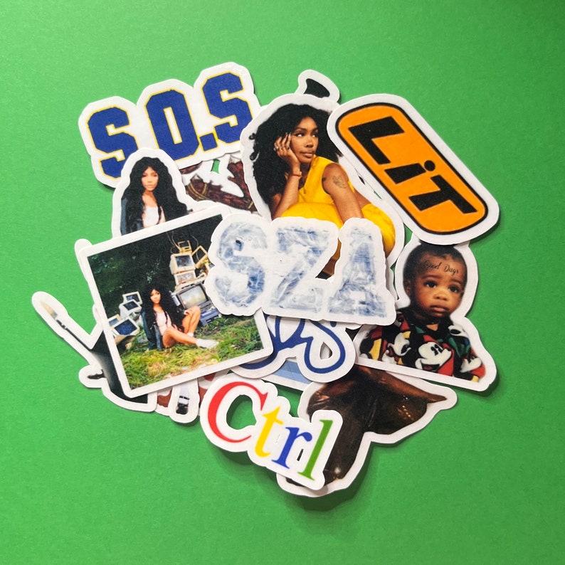 SZA Waterproof Vinyl Stickers - Etsy