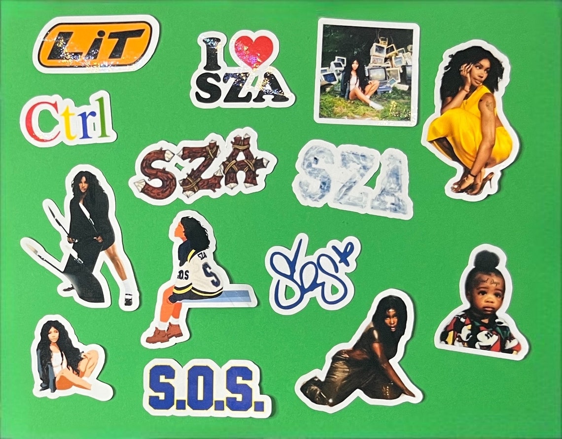 SZA Waterproof Vinyl Stickers - Etsy