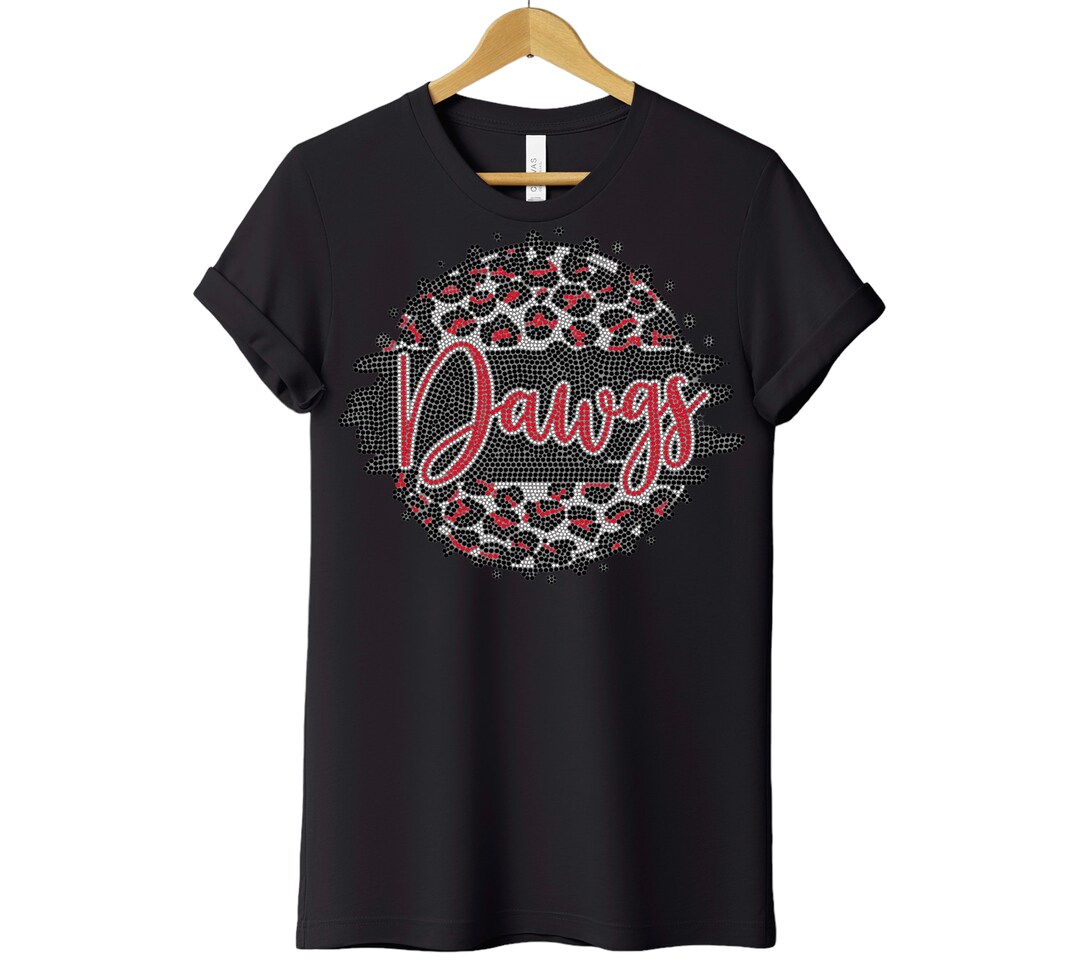 Rhinestone Georgia Bulldogs Shirt - Etsy