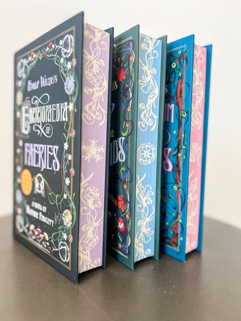 Emily Wilde Series: Stenciled Sprayed Edge Edition - Etsy