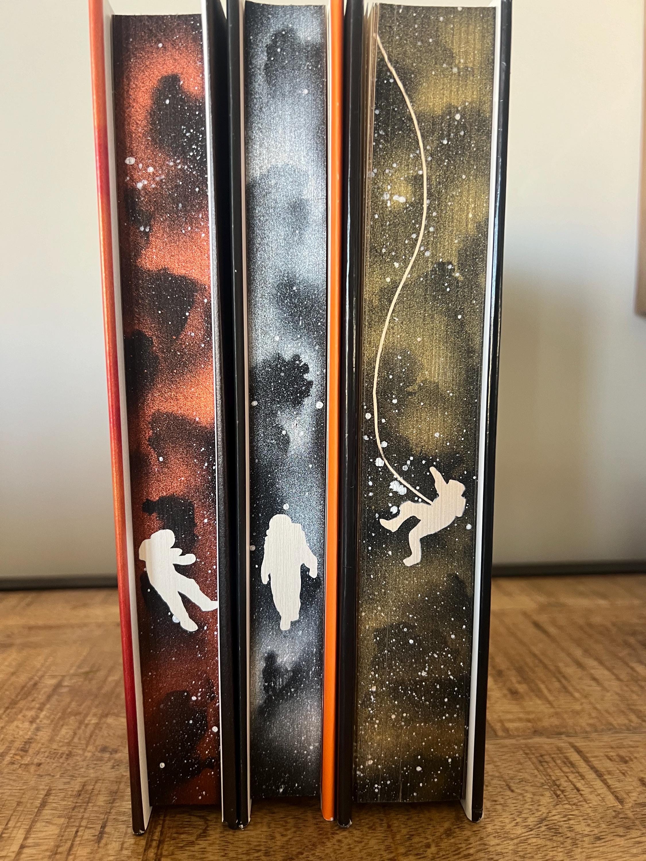Artemis Special Edition by Andy Weir, Black and Silver Space Sprayed ...