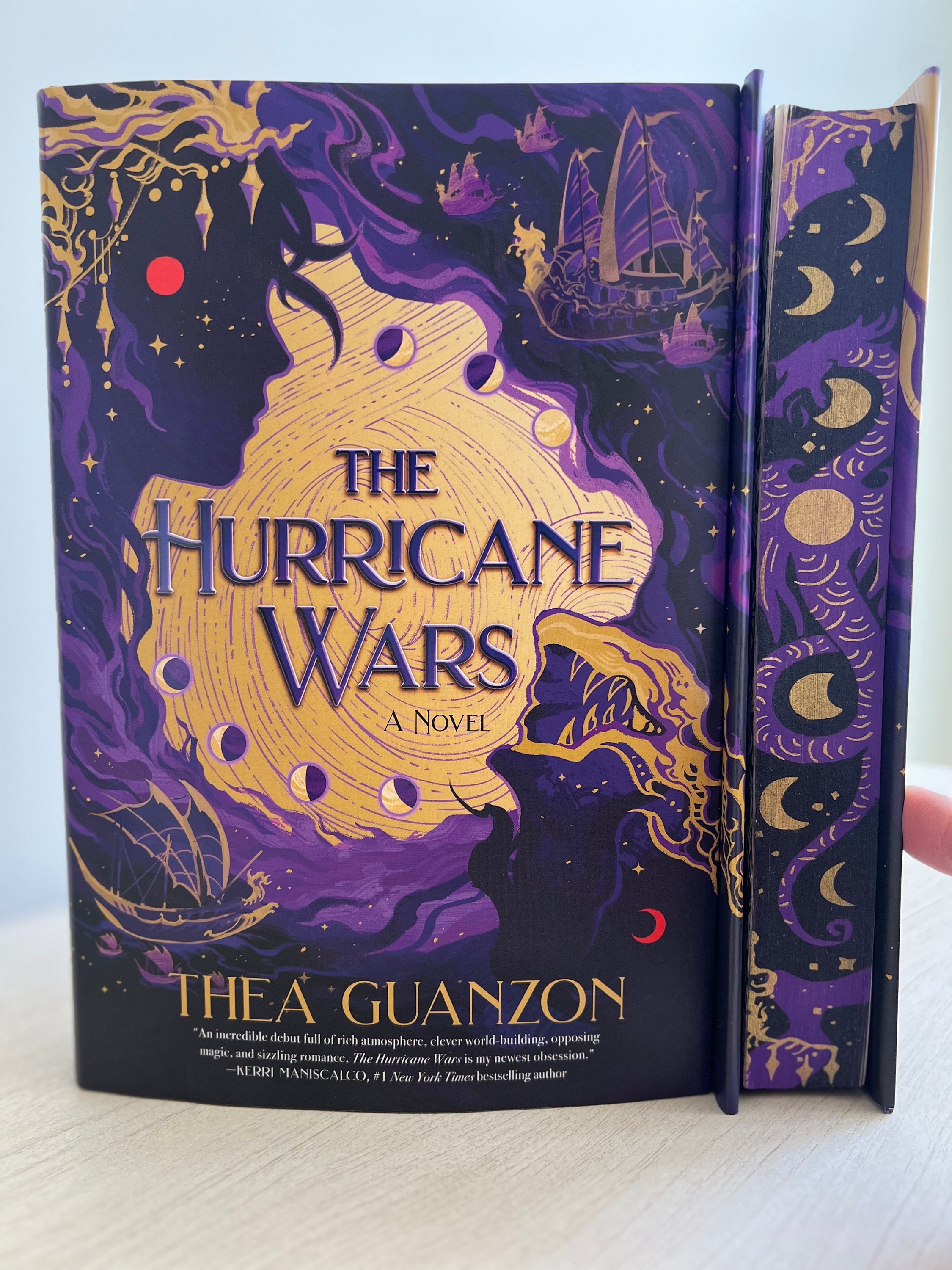 Hurricane Wars Special Edition by Thea Guanzon, Sprayed Edge, Stenciled ...