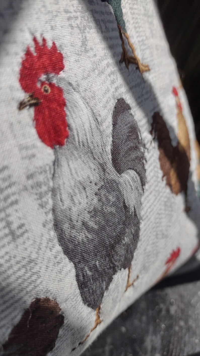 Rooster Quilted Pillow - Etsy