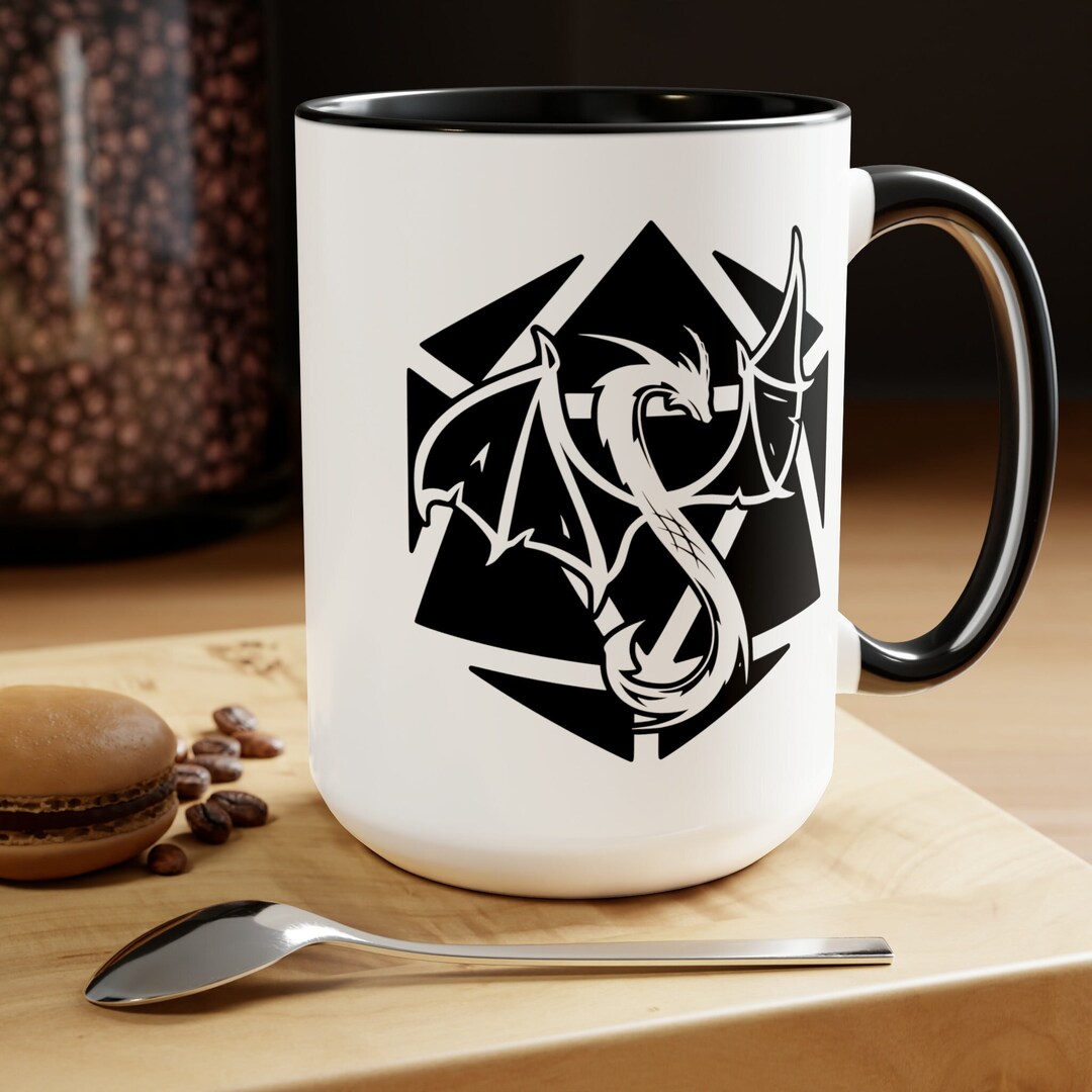 D20 Mug, Dnd Gift, Dungeons and Dragons, Gift for Him, Gift for Her ...