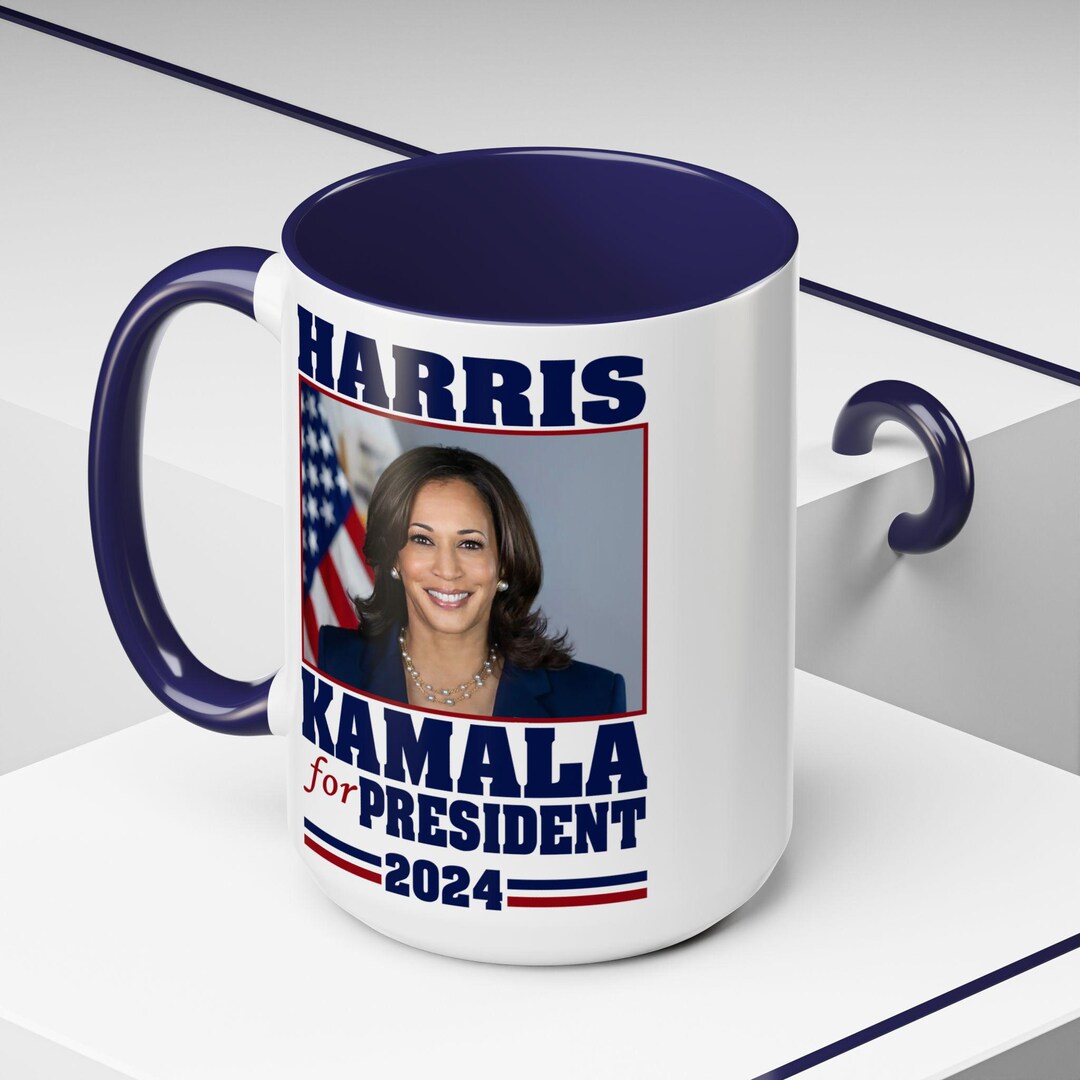 Kamala Harris 2024 Ceramic Mug, Harris for President 2024 Coffee Mug ...